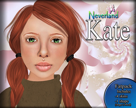 Second Life Marketplace - Neverland: Kate skins and shape